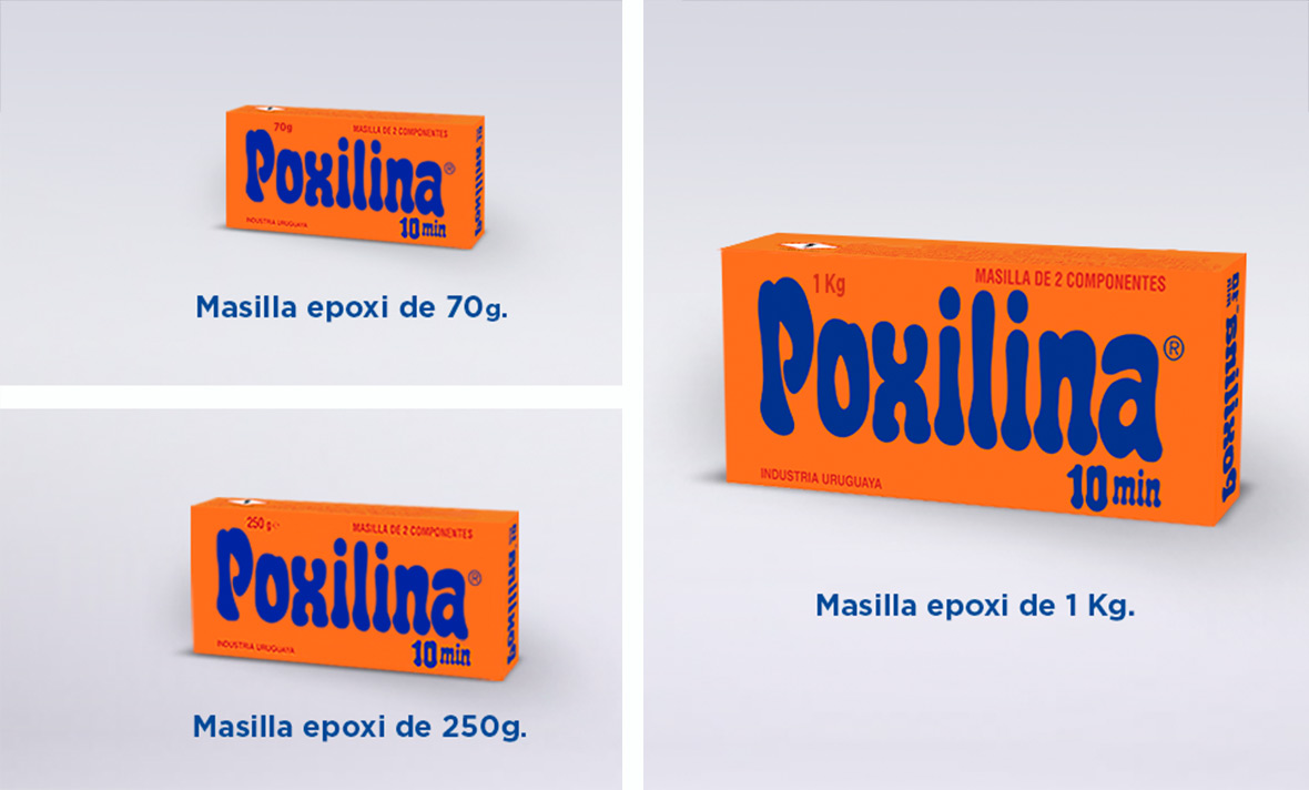 Poxilina® masilla epoxi para reparar caños de todo tipo de materiales